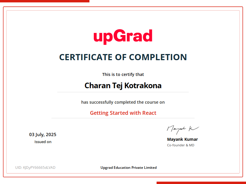 Charan Tej - .NET Full Stack Developer | C# | .NET Core | HTML & CSS ...